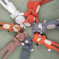 A4 PDF Forest Animals Pattern Bundle Yarn and Colors