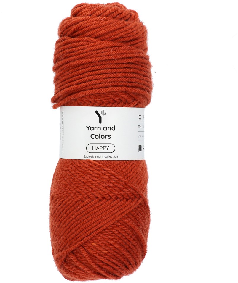 Happy 024 Chestnut Yarn and Colors
