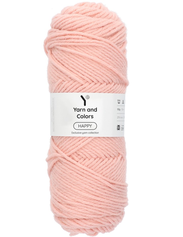 Happy 101 Rosé Yarn and Colors