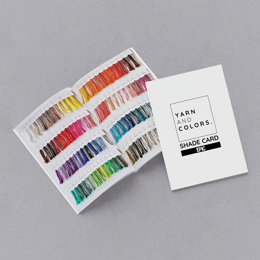 Epic shade card Yarn and Colors